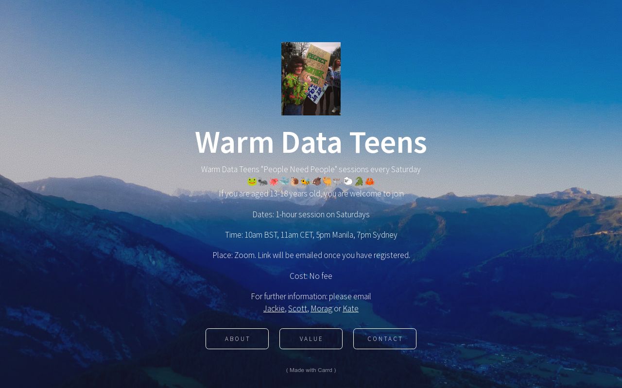 Warm Data Teens